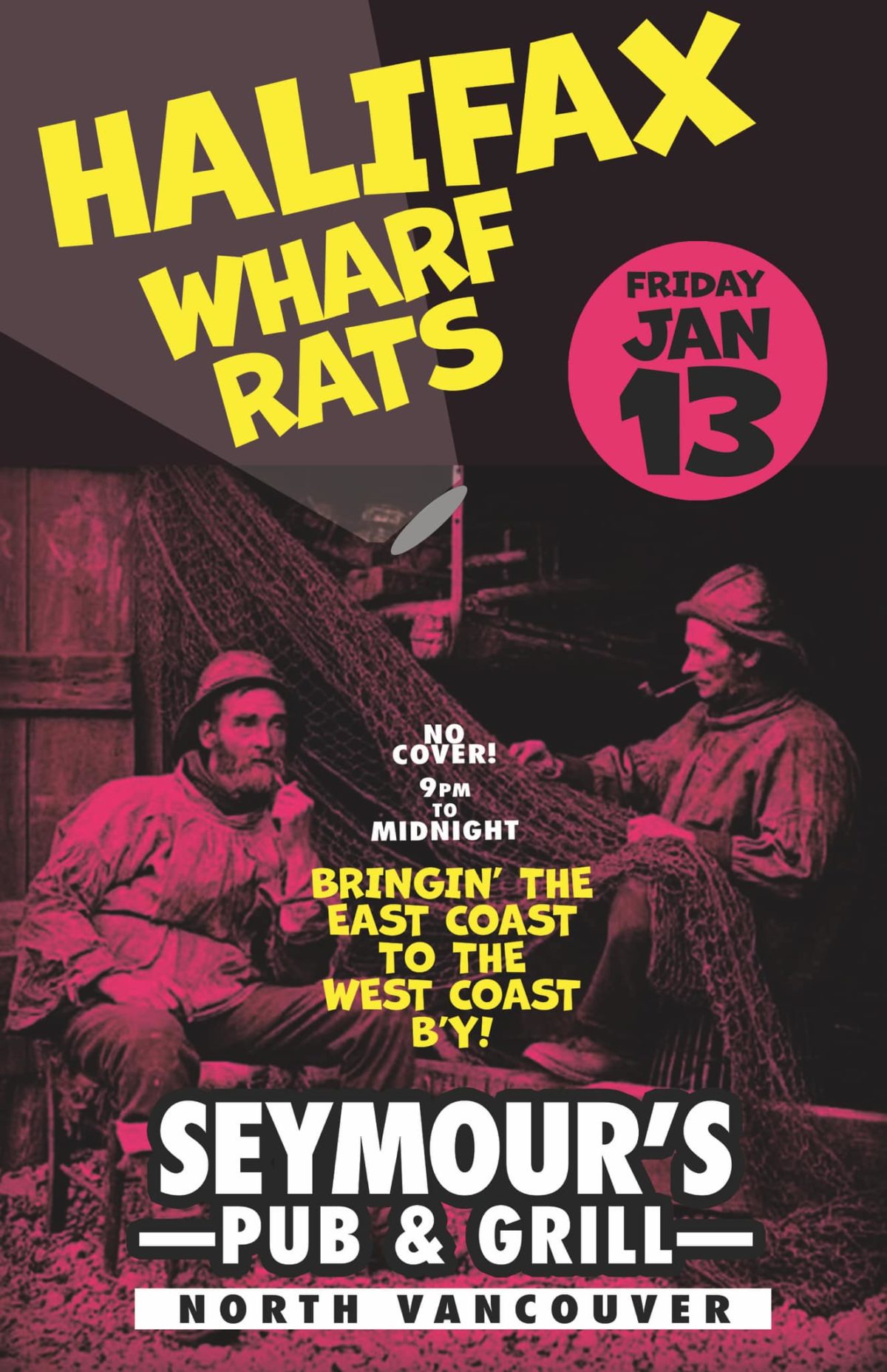 Halifax Wharf Rats back at Seymour’s in North Vancouver, Jan 13 ...